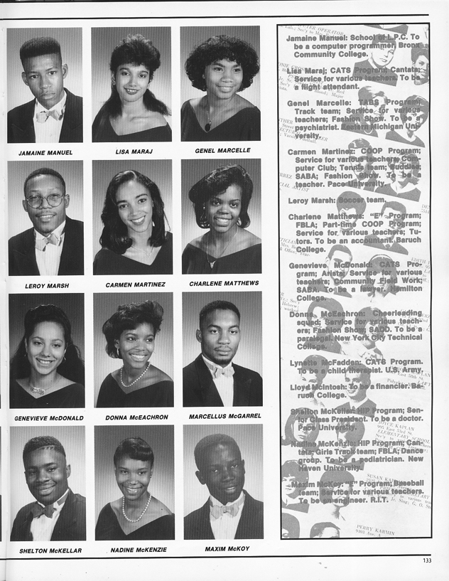 Tilden High School Yearbook 1992